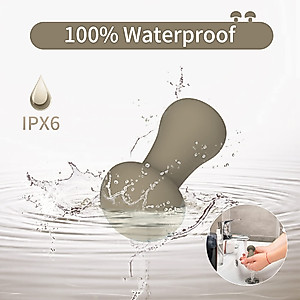 MaeDouy Mushroom Shaped Shoulder & Neck Electric Massager - Waterproof Personal Handheld Cordless Portable Travel Back Massager, Suitable for Full Body to Relieve Muscle Pain and Fatigue.(Light Green)