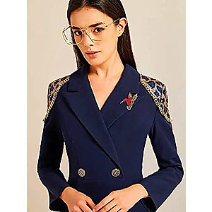 6 pieces of hummingbird brooch pin set for women girl men elegant silk scarf animal bird brooch pin collar fashion jewelry