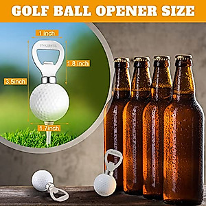 2 Pieces Golf Ball Bottle Opener, Beer Bottle Opener Funny Gifts for Men Women Novelty Items for Golf Lover Beer Enthusiast
