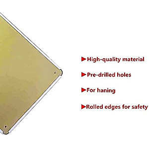 QISPIOD No Lifeguard on Duty Swim at Your Own Risk Metal Tin Sign for Outdoor & Indoor Display at Dock Lake Beach River Camp Pool Spa 8x12inch