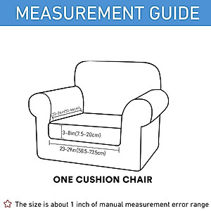 hyha Waterproof Couch Cushion Covers, Magic Sofa Covers Washable, Stretch Sofa Seat Cushion Slipcovers, Waterproof Couch Slipcovers for Dogs Pets, Furniture Protector (1 Piece, Grey)