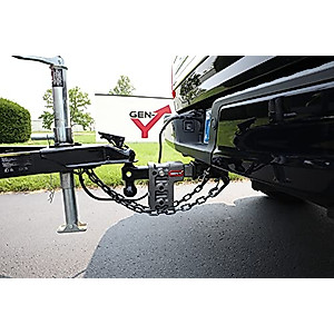 GEN-Y GH-1723 MEGA-Duty 3" Shank 6" Drop Hitch Combo with GH-0161 Versa-Ball & GH-0162 Pintle Lock | 3.5K Tongue Weight | 32K Towing Capacity