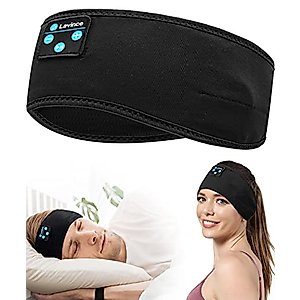 Lavince Sleep Headphones - Headband Headphones - Bluetooth Headband Sleep Headphones for Side Sleeper, Elastic Music Sleeping Band Cozy ASMR Wireless Eye Mask Tech Gadgets Gifts for Women Men
