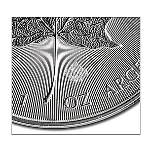 2014 1 oz Silver Canadian Maple Leaf Five Dollar Uncirculated