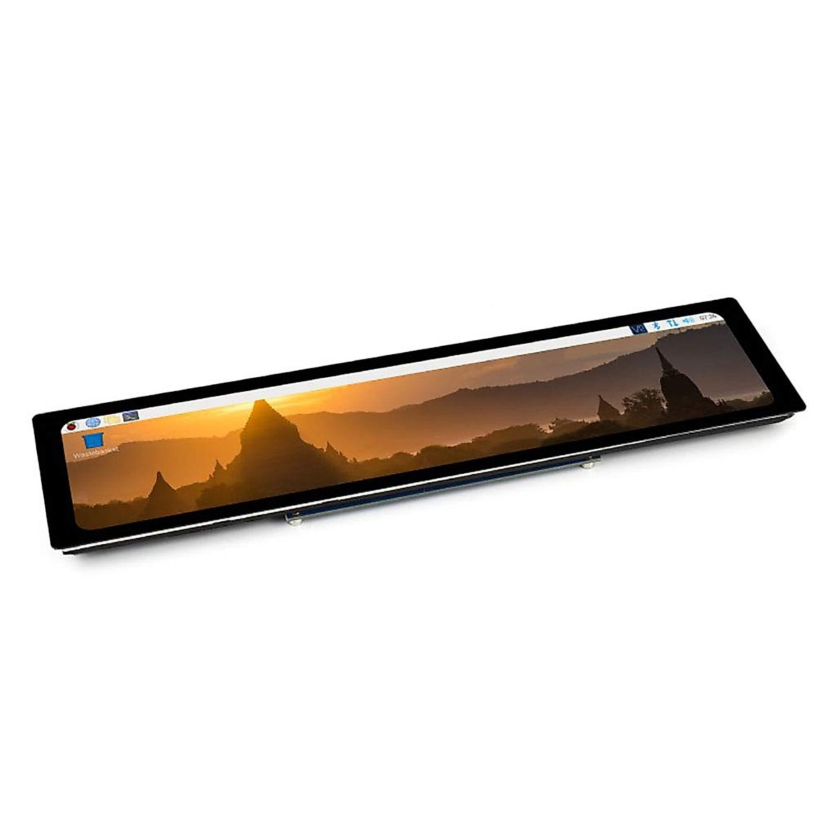 Coolwell 11.9inch Capacitive Touch Screen LCD for Raspberry Pi Series/Jetson Nano/PC, 320×1480, HDMI, IPS Display Panel, Toughened Glass Cover