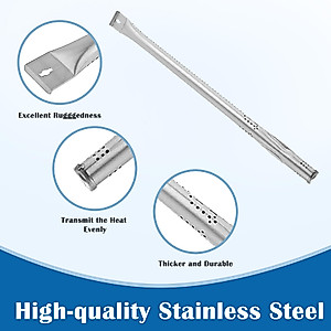 SafBbcue EG Grill Parts Kit for Expert Grill 4 Burner 720-0789H Gas Grill Replacement Parts, Expert 720-0789MB Gas Grill Parts, Grills Coking Grates, Heat Plates Flame Tamer, Burner Tubes, Heavy Duty