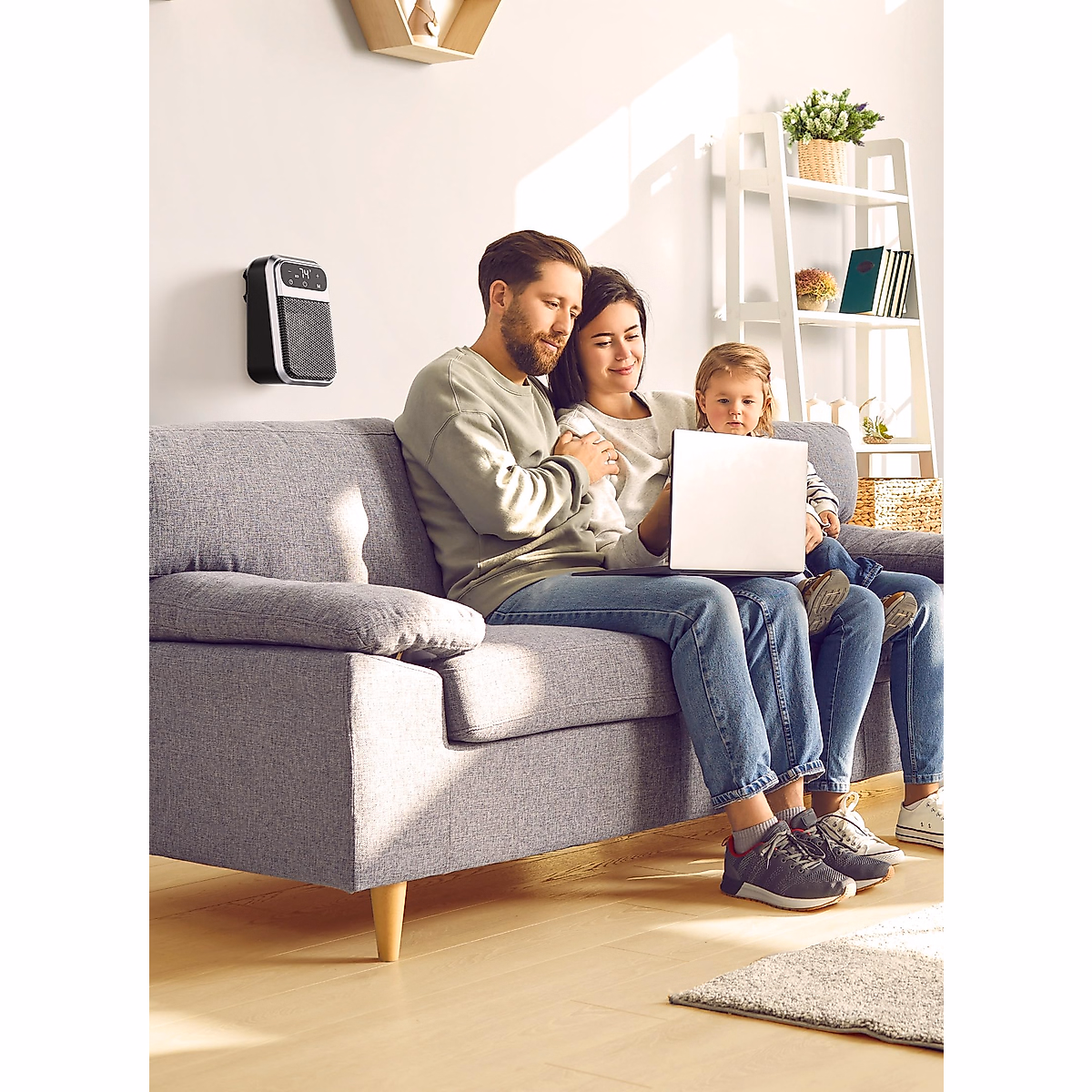 GiveBest Space Heater, 1500W/750W Indoor Electric Portable Heaters with Thermostat, Mini PTC Fast Heating Ceramic Room Small Heater with Fan for Office Home Desktop Use ASIN: B09D92N9BQ