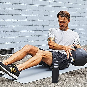 Takeya Actives Insulated Stainless Steel Water Bottle with Spout Lid, 18 oz, Cobalt