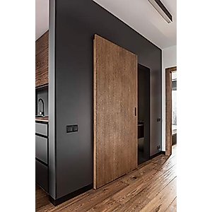 Milcasa Magic 2 – Wall Mount Concealed Sliding System for Wood Doors (Door is NOT Included) - Completely Concealed Hardware and Track (1800) Made in Italy