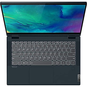 Lenovo IdeaPad Flex 14 2-in-1 Convertible Laptop, 14 Inch FHD Touchscreen Display, AMD Ryzen 7 5700U Processor, 16GB DDR4 RAM, 512GB NVMe SSD, Windows 11, No Pen, Abyss Blue