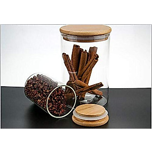 Natural Decorative Bamboo Lids,Dustproof Creative Cover Wooden Silicone Mug Cup Cover For Mug Jar,4pcs (10cm/3.94'')