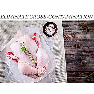 Disposable Plastic Cutting Board For Cooking Prep, Restaurant use, Traveling, Parties, Camping, BBQs Easy To Use Flexible Cutting Board Sheets With Built In Sliding Cutter