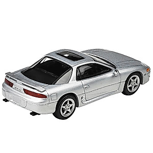 3000GT GTO Silver Metallic with Sunroof 1/64 Diecast Model Car by Paragon Models PA-55139