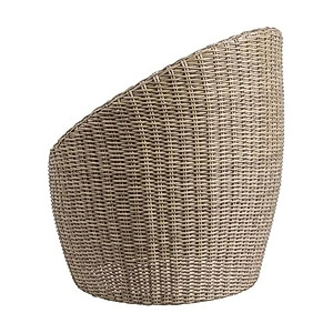 Strafford 100% All-Weather Aluminum Wicker Outdoor Furniture Set - 2 Removable Cushioned Chairs and 18 in. H Cocktail Table for Garden Patio Porch Balcony