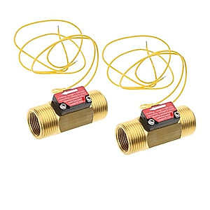2Pcs DN20 Water Meter Flowmeter 1.5-50L/min Fluidmeter Water Flowmeter Counter Fluidmeter Easy Installation Wear