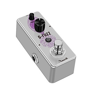 Amuzik Classic Guitar Pedals Analog Fuzz Effect Pedal Vintage G-Fuzz Effect Pedal For Electric Guitar Bass with True Bypass
