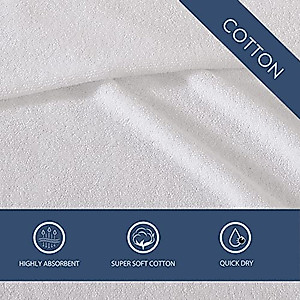Tommy Bahama- Washcloths, Absorbent & Fade Resistant Cotton Towel Set, Fashionable Bathroom Decor (Island Retreat White, 12 Piece)