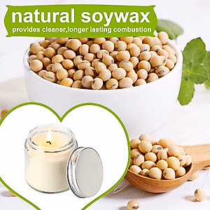 Jutom 48 Pack Mini Mason Jar Candles 4 oz Small Lavender Scented Wax Candles Bulk for Wedding Valentine Baby Shower Party Favors Aromatherapy Candles for Home Meditation(Silver Lid)