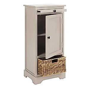 SAFAVIEH American Homes Collection Raven Vintage Grey Tall Storage Unit