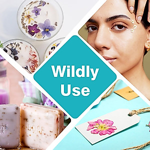 Resiners 100Pcs Dried Pressed Flowers for Resin Molds, Real Pressed Flowers Dry Leaves Kit for Art Crafts Resin Jewelry Making Scrapbook Supplies Card Making Soap Candle DIY