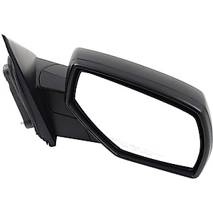 Kool Vue Passenger Side Non-Electric Mirror for Chevrolet Silverado 1500 GMC Sierra 1500 2014-2018 Manual Fold Without Signal Light, Blind Spot, Memory & Puddle Lamp Textured