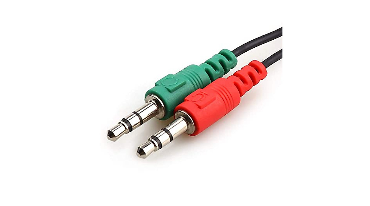 NANYI 3.5mm Combo Audio Adapter, Y Splitter Headphone Splitter ...