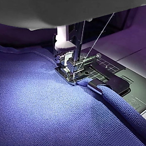 TISEKER 3 Sizes Wide Rolled Hem Pressure Foot Sewing Machine Presser Foot Hemmer Foot Set 1/2 Inch, 3/4 Inch, 1 Inch for Brother Singer and Other Low Shank Sewing Machine