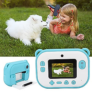 Digital Camera, One‑Click Kids Camera for Kid for Children(Blue)