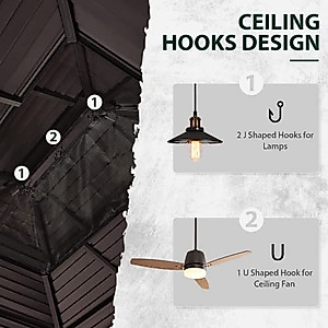 YOLENY 12' x 14' Hardtop Gazebo Faux Wood Grain Metal Gazebo with Aluminum Frame, Galvanized Steel Double Roof, Outdoor Patio Gazebo Pergolas with Netting and Curtains for Backyard, Patio, Lawns