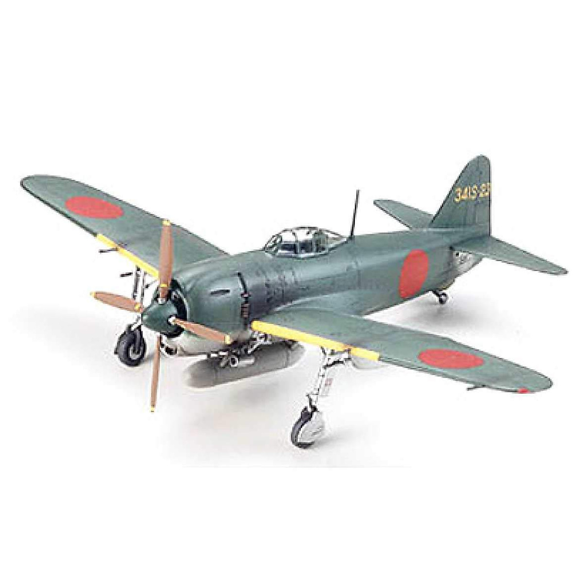 Tamiya 1/72 War Bird Collection No.68 Japan Navy Kawanishi Local Fighter Shiden 11-inch Shell Plastic Model 60768