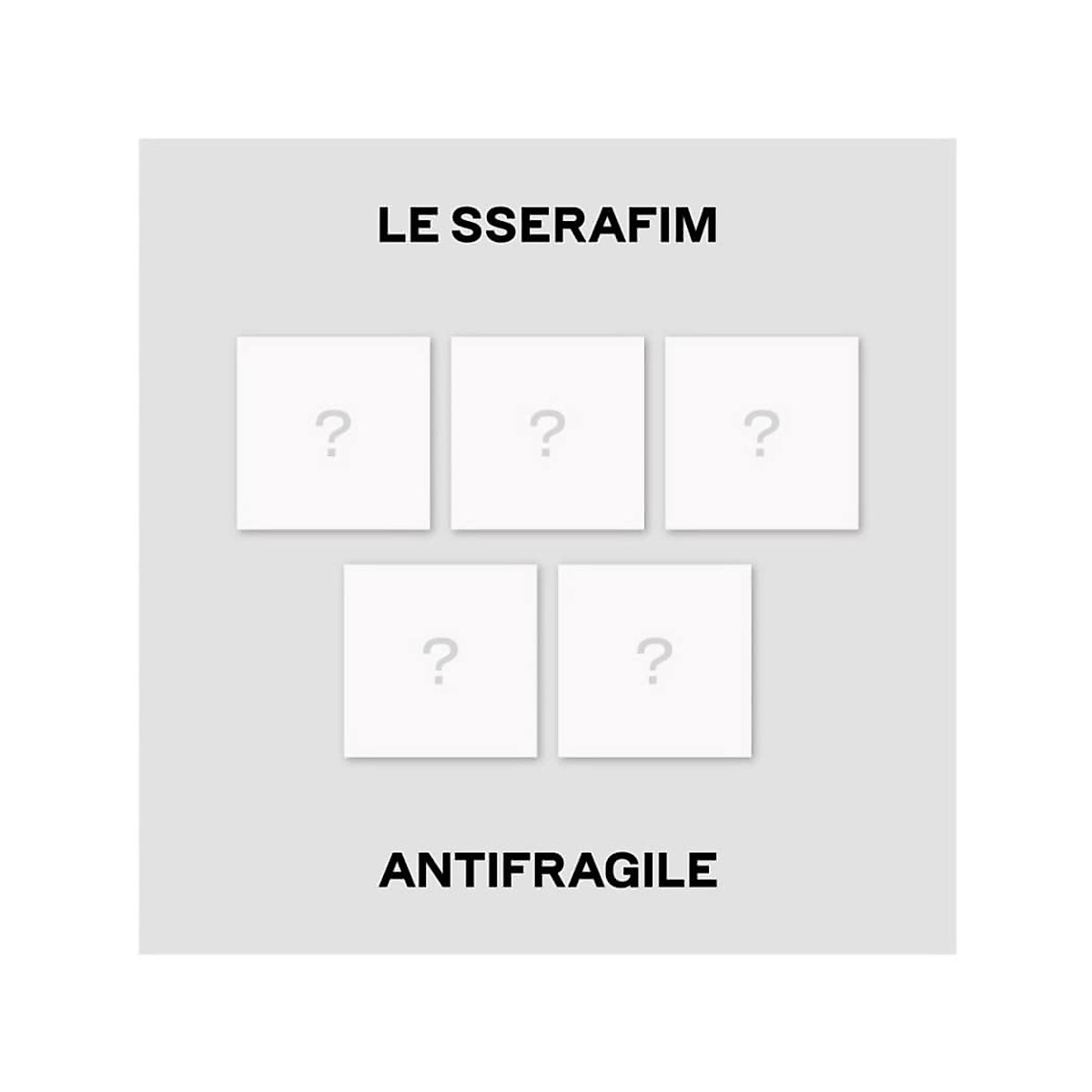 YG PLUS LE SSERAFIM - 2nd Mini Album ANTIFRAGILE (Compact Ver.) CD (Random ver.)