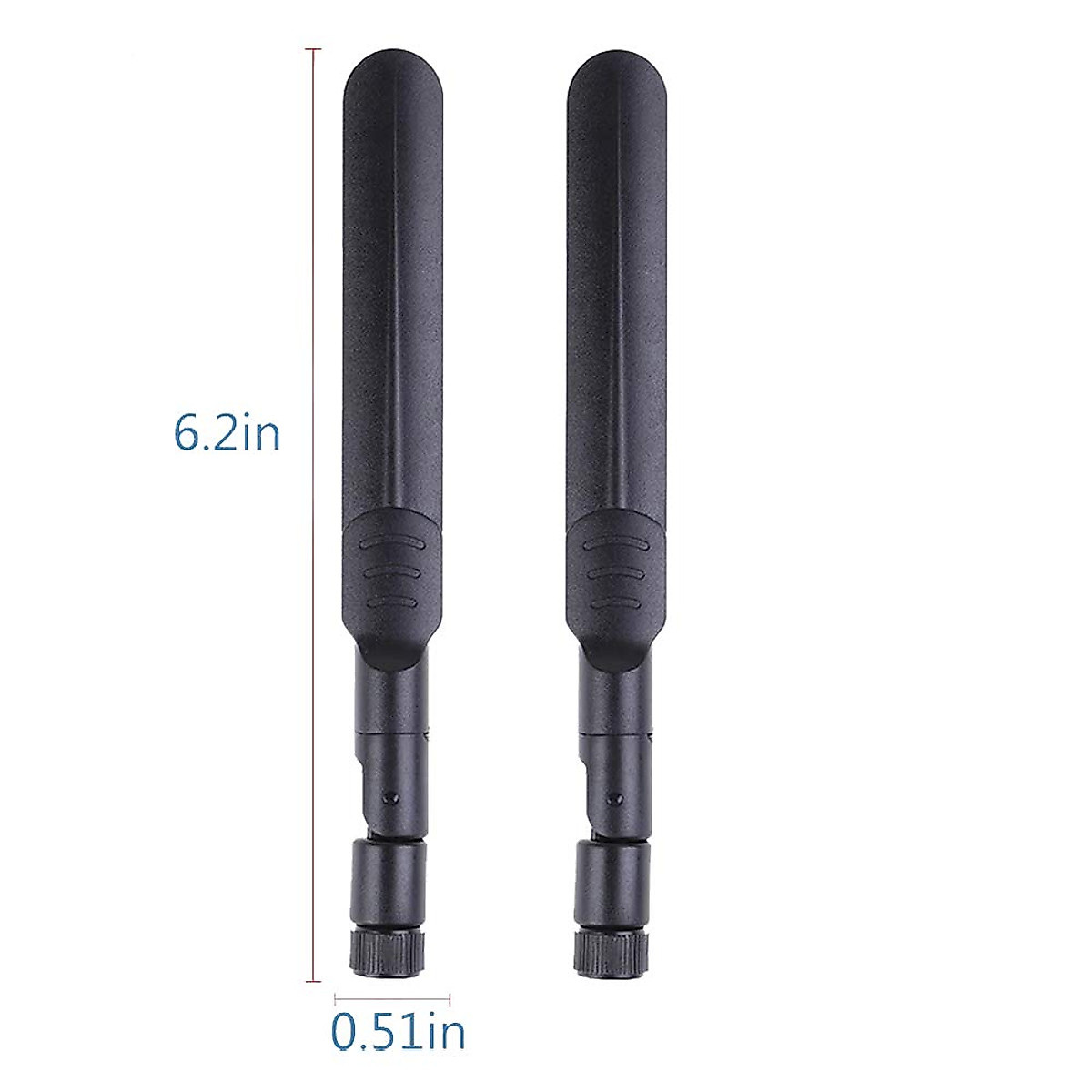 RHsia Cellular Trail Camera Antenna,(2 Pack) 4G LTE Antenna RP SMA Replacement Antenna for Spypoint Camera Outdoor Wildlife Hunting Camera LTE Trail Camera Game Camera Security Surveillance Camera