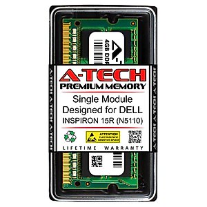 A-Tech 4GB RAM for DELL INSPIRON 15R (N5110) | DDR3 1333MHz SODIMM PC3-10600 204-Pin Non-ECC Memory Upgrade Module