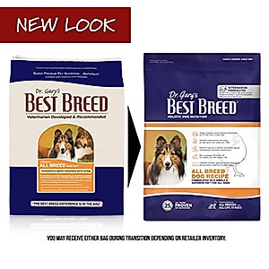 Best Breed Dr. Gary's All Breed Dog Diet Made in USA [Natural Dry Dog Food for All Breeds & Sizes] - 28lbs., Dark Brown, Medium