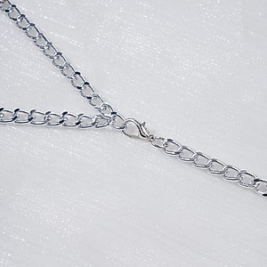 CCbodily Crystal Body Chain Dress - Boho Layered Body Waist Belly Chain Skirt Festival Jewelry for Women (BDG0091)