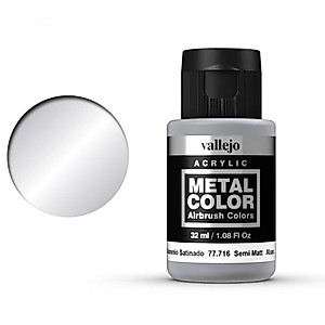 Vallejo Semi Matte Aluminum Metal 32ml Paint