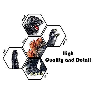 TwCare Burning Godzilla 1995, Movie Series King of The Monsters Movable Joints Action Figures Birthday Gift for Boys and Girls