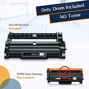 ColorKing Compatible Drum Unit Replacement for Brother DR730 DR-730 DR 730 Drum for Brother HL-L2350DW MFC-L2750DW HL-L2390DW MFC-L2710DW HL-L2395DW DCP-L2550DW HL-L2370DW MFC-L2730DW Printer (1-Pack)