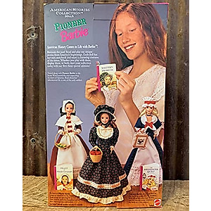 American Stories Pioneer Barbie with Western Promise Book.
