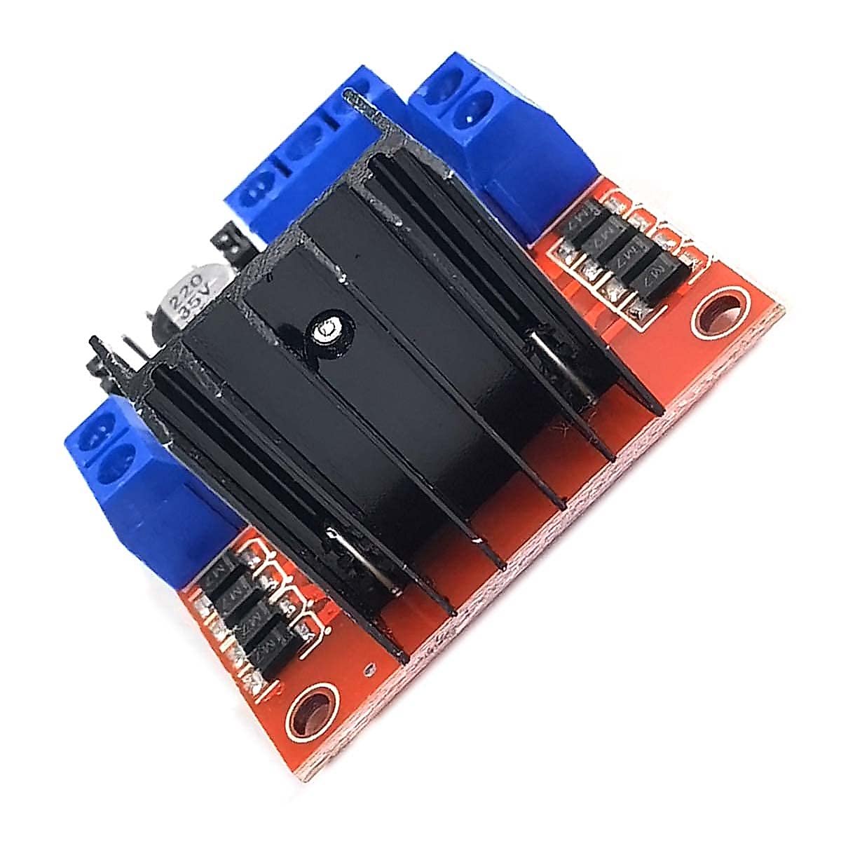Kiro&Seeu 2PCS L298N Motor Drive Controller Board Module Dual H Bridge DC Stepper Motor Compatible with Ar-duino Electric Projects Smart Car UNO MEGA R3 Mega2560