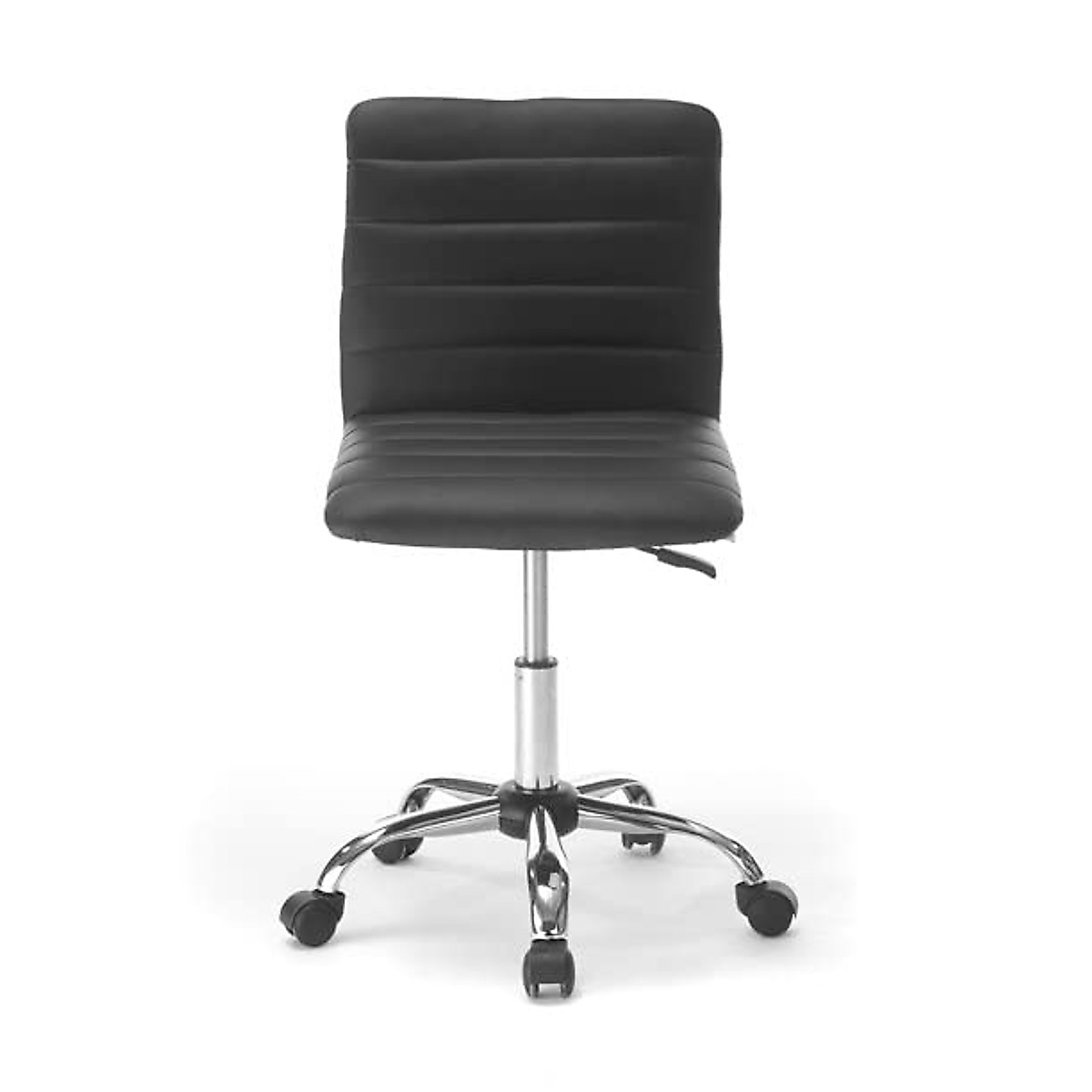 Urban Lifestyle Faux Leather Rolling Office Chair, Black