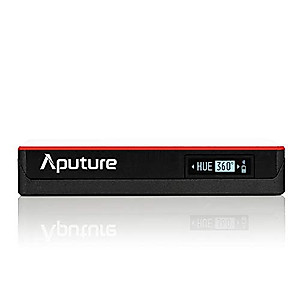 Aputure AL-MC RGBWW Mini, Amaran AL-M9 Upgrade w/RGB On-Camera Video Light, TLCI/CRI 95+, 3200-5600K Adjustable, 0-100% Stepless Dimming, 9 Pre-Programmed Lighting Effect Mode, Wireless App Control
