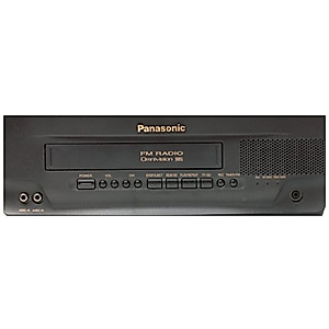 Panasonic PV-C1320 13" TV/VCR Combo (Black), 2018