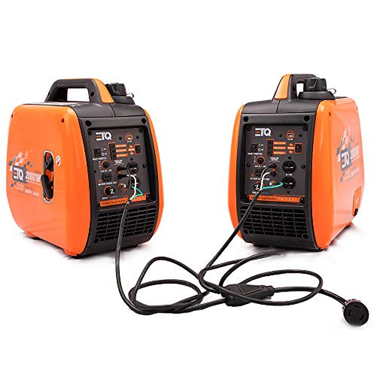 ETQ Tough Quality 2000/3600Watt Portable Generator - Extremely Quiet - CARB Compliant (2000W inverter)