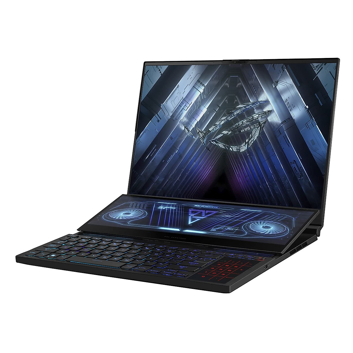 EXCaliberPC 2022 ASUS ROG Zephyrus Duo 16 GX650RW-XS96 Pro Extreme (AMD Ryzen 9 6900HX, 32GB RAM, 1TB NVMe SSD, RTX 3070Ti 8GB, 16" QHD+ 165Hz, Windows 11 Pro) Gaming Laptop