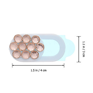 SOLUSTRE 3pcs Camera Privacy Cover webcam cover for laptop black camera cover webcam cover slide Tablet Camera Cover laptop webcam cover camera cover slide protection cap cell phone