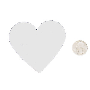 Playfully Ever After 3 Inch 28pc Felt Hearts (White)