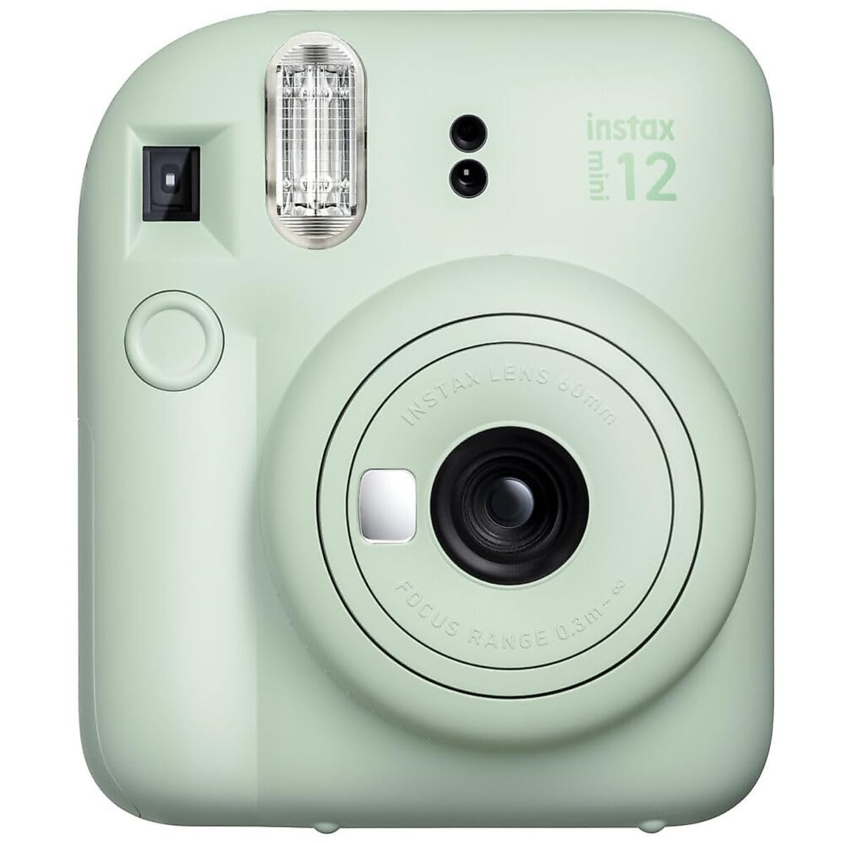 Fujifilm INSTAX Mini 12 Instant Film Camera (Mint Green) Bundle, Includes: INSTAX Mini Film (20 Exposures), INSTAX Mini 12 Case and More (5 Items)