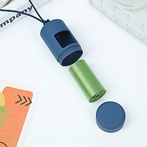 Libcflcc Dog Poop Bag Holder, Dog Poop Bag Dispenser, Pet Waste Bag Dispenser, Convenient Eco-friendly Solution for Pet Waste Management, Pet Waste Bag Holder White