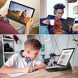 MESWAO Android Tablet 14.1 Inch, Android 12 Large Tablet with1080 Full HD, 8G-RAM 128G-ROM 512G-Expand, WiFi 6 Computer Tablets with 10000mAh Long Lasting Battery, 2023 Release-Gold